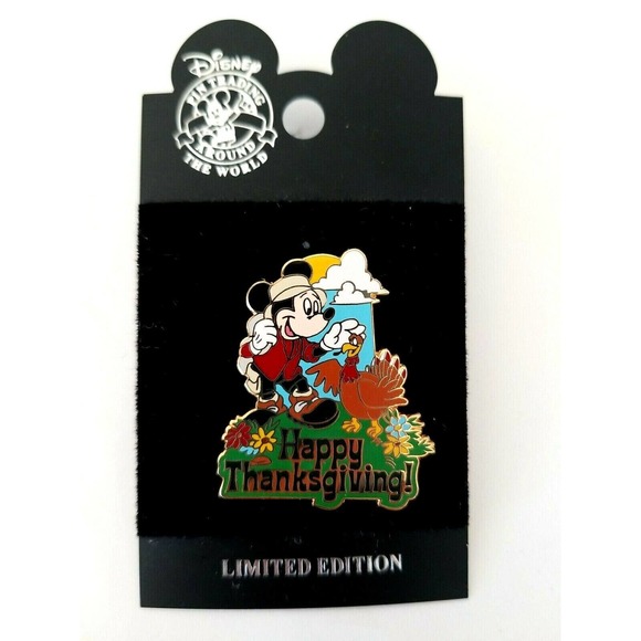 Disney | Jewelry | Disney Around The World Thanksgiving Mickey Mouse ...